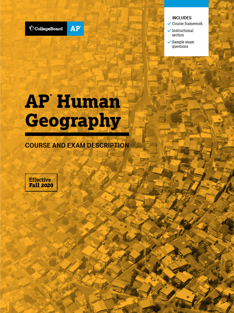 AP Human Geography Course Overview | PDF | Advanced Placement | Geography