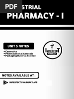 Notes on Imperfect Pharmacy IN | PDF