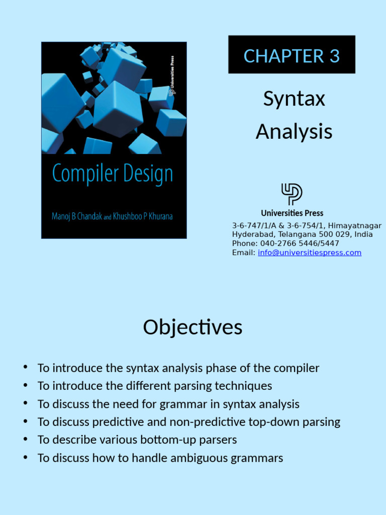 Syntax Analysis (1) | PDF | Parsing | Syntax