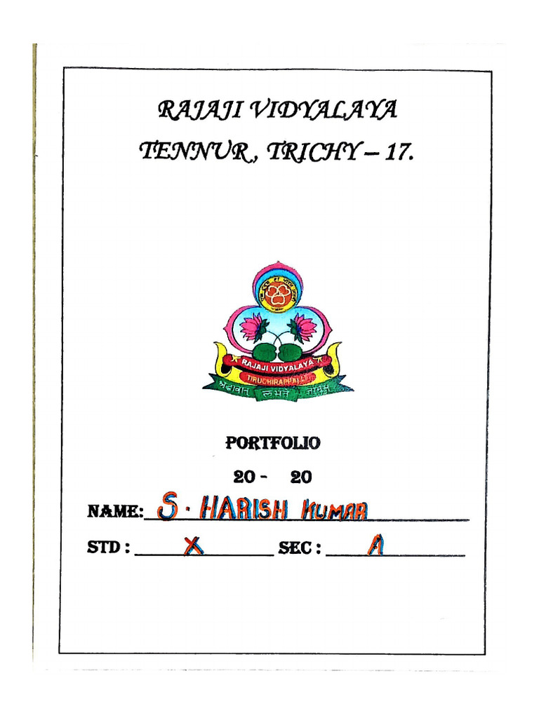 Social Science Portfolio | PDF