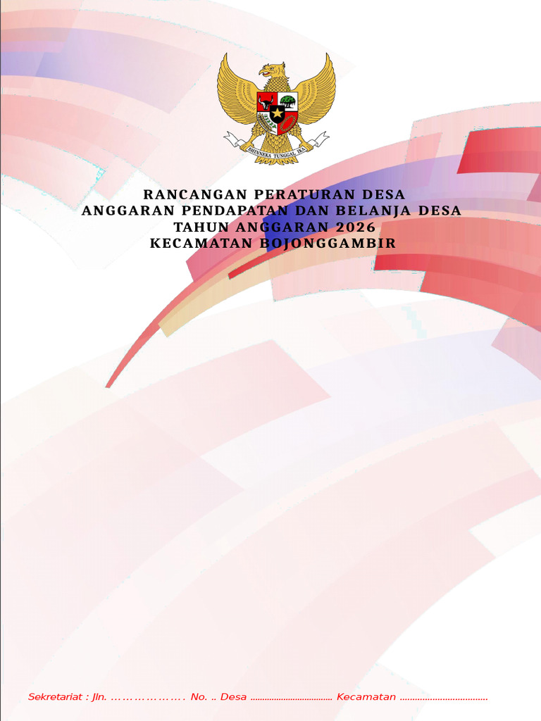 Raperdes APBDesa 2026 Draf | PDF