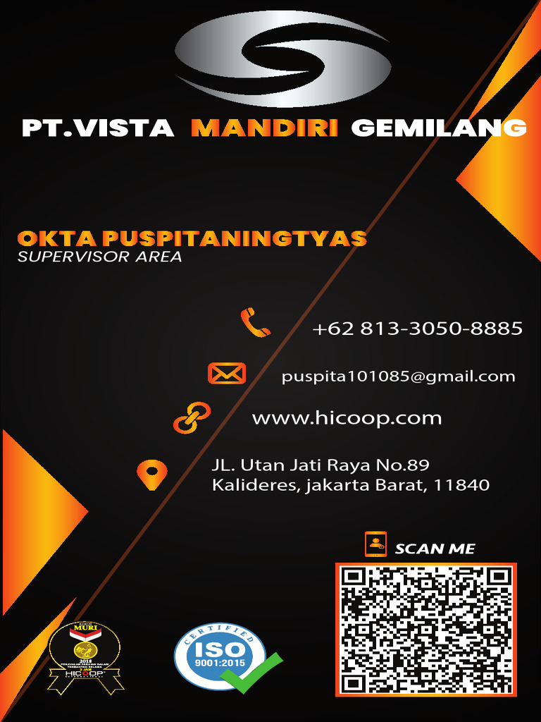 Kartu NAMA Bu Okta | PDF