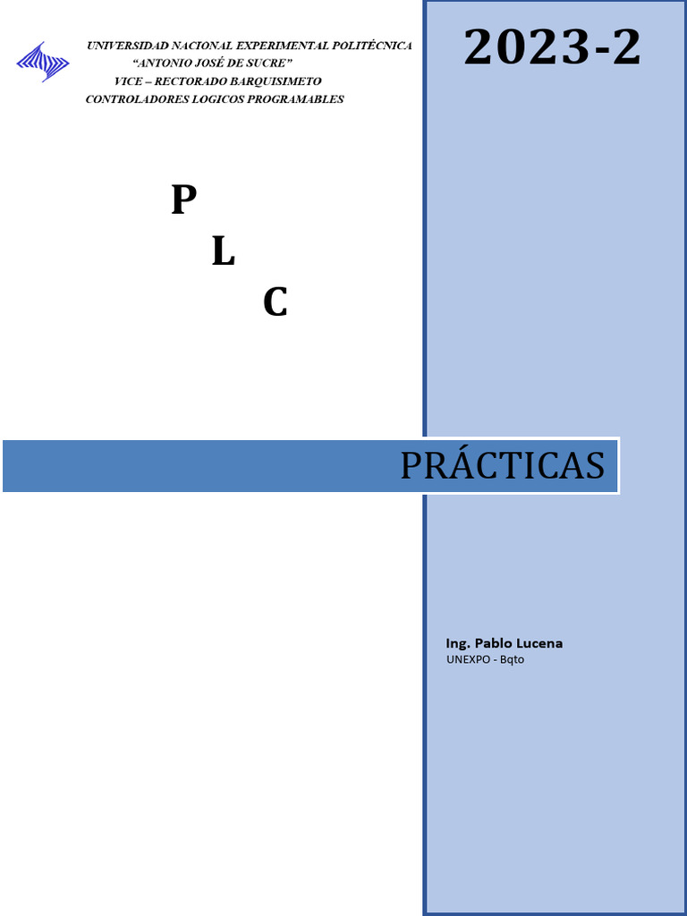 Practicas PLC | PDF | Bienes manufacturados | Energia electrica