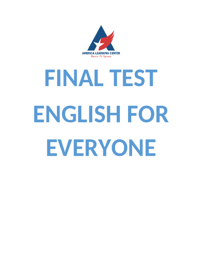 Final Test | PDF