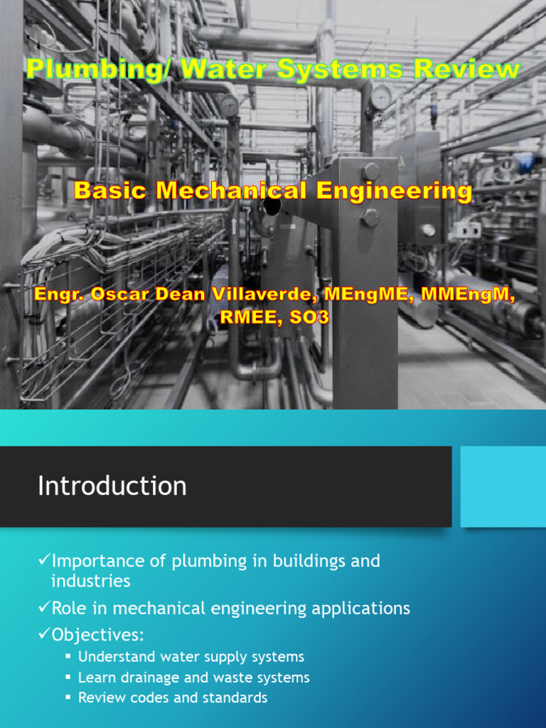 8-Plumbing Water Systems Review | PDF | Plumbing | Environmental Science
