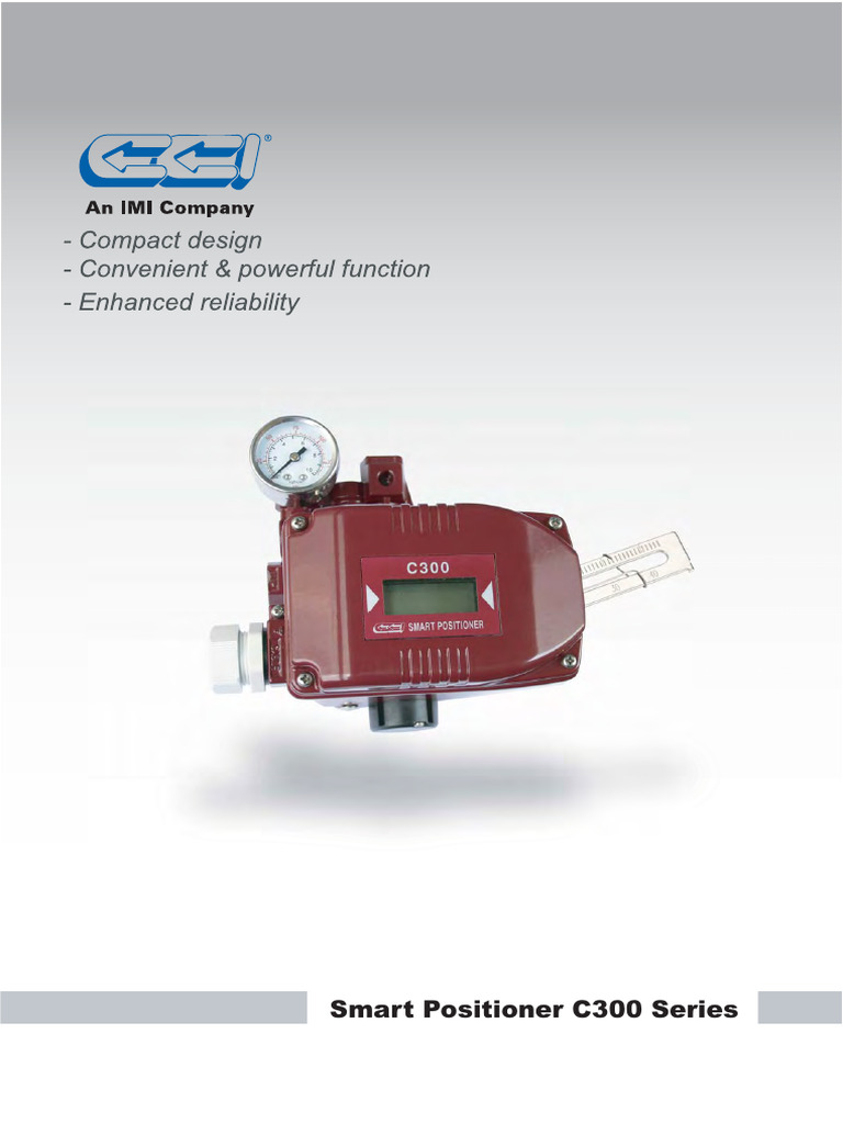 CCI Smart - Positioner - C300 - Series | PDF | Valve | Actuator