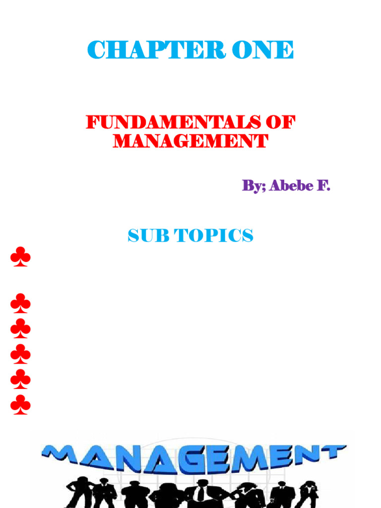 Introduction To Management | PDF | Leadership | System