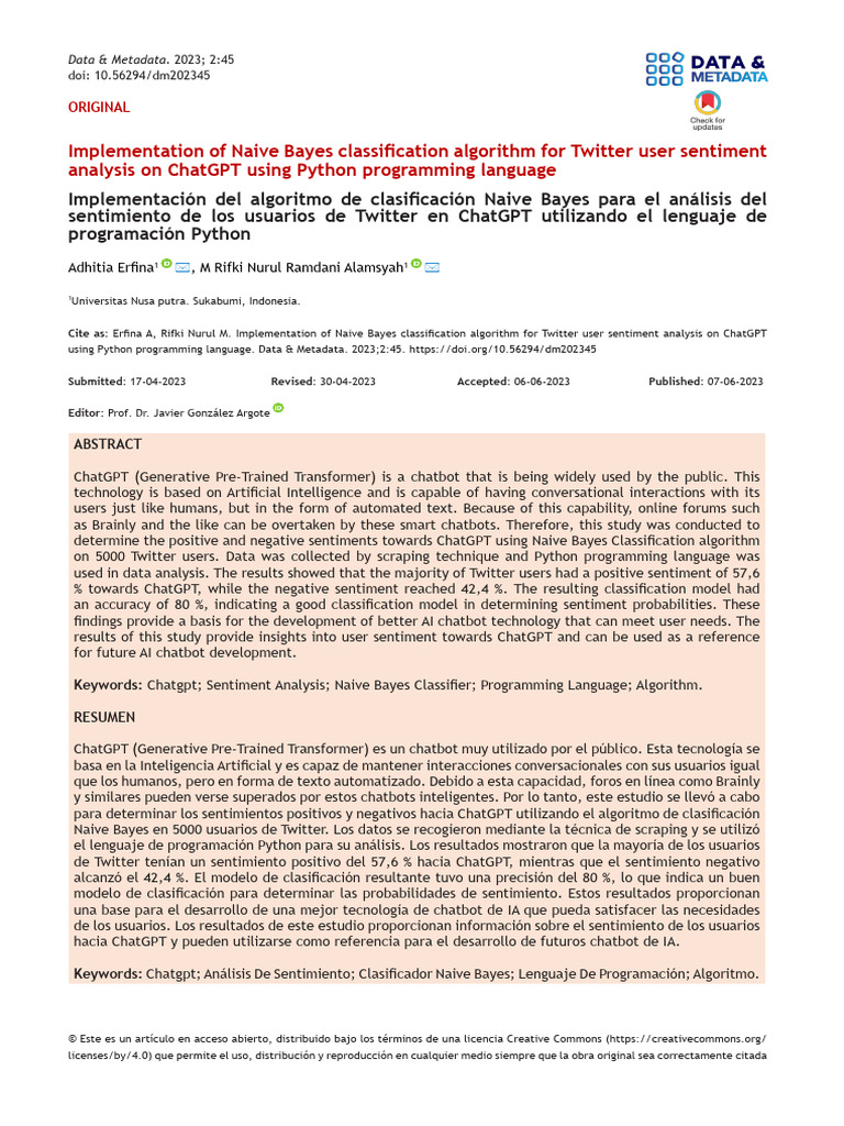 Implementation of Naive Bayes Classification Algor | PDF | Cross Validation (Statistics) | Computing