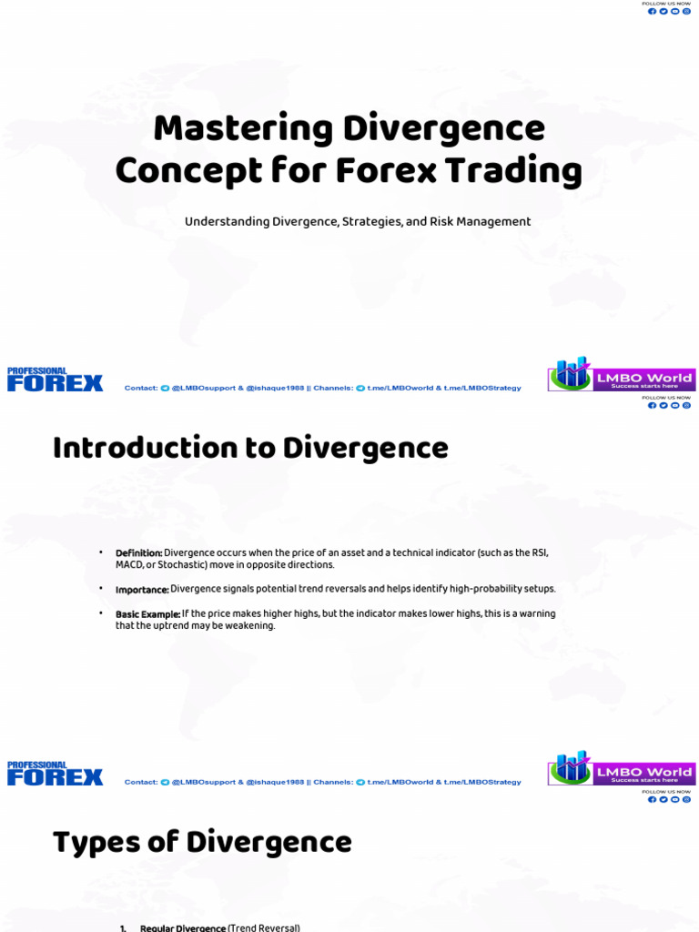 Forex Divergence Trading Strategies Guide | PDF | Market Trend ...
