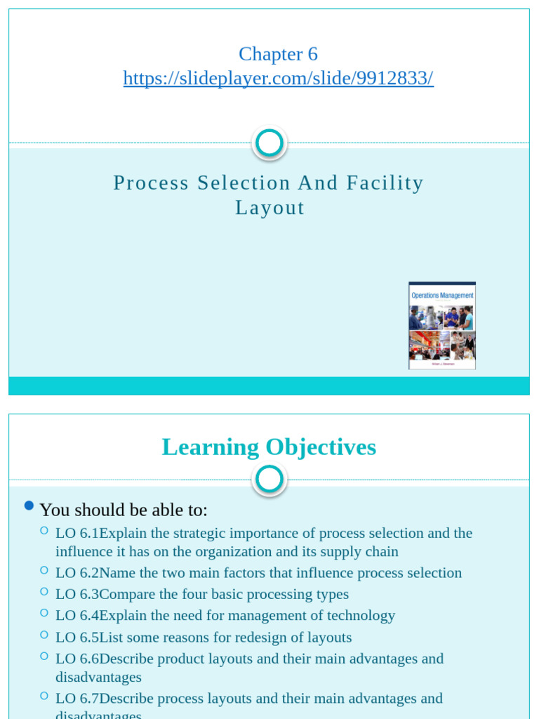 CH - 6 Process Selection and Facility Layout 12ed | PDF | Automation | Business