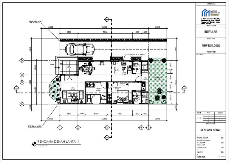 Rev 6 Denah Ibu Yulna Jakarta Selatan | PDF