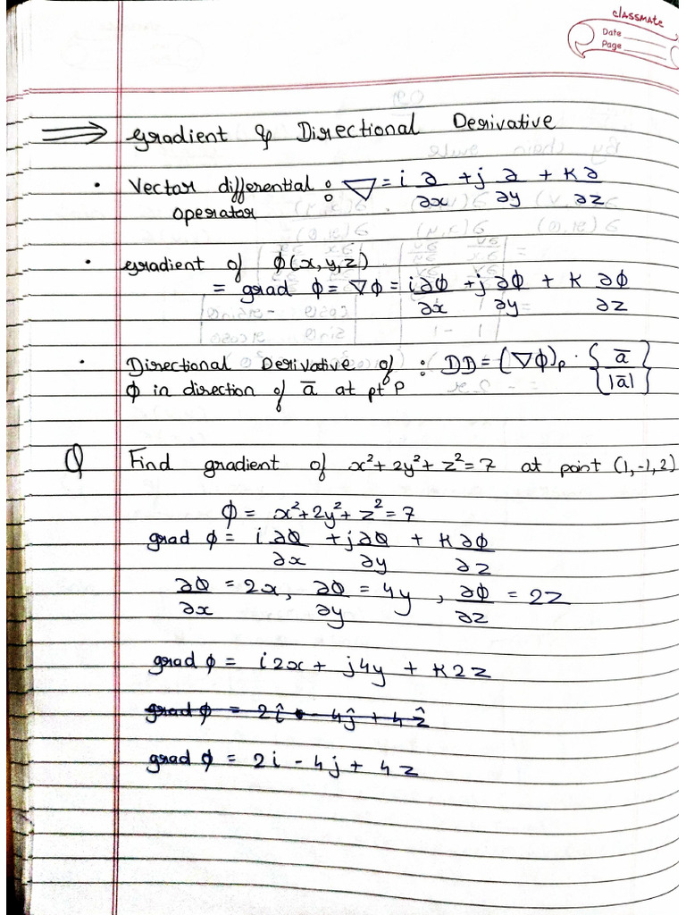 Math - Gradient | PDF