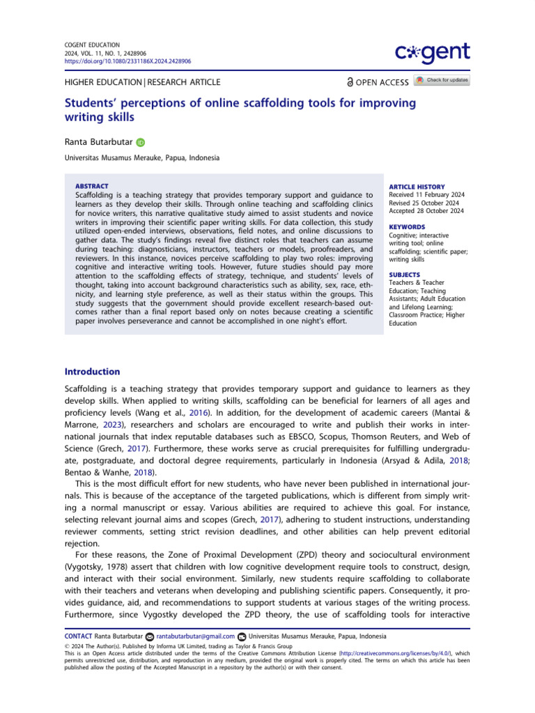 Students' Perceptions of Onlin | PDF | Qualitative Research | Learning