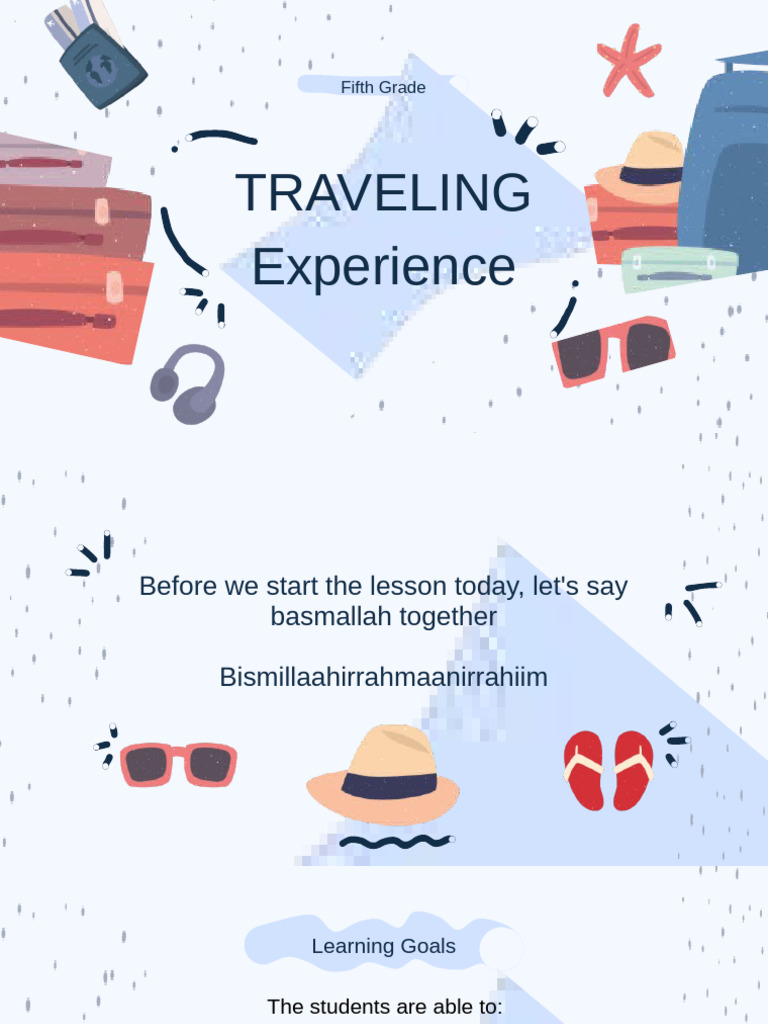 (FE) Chapter 3 Week 2 - Traveling Experience | PDF