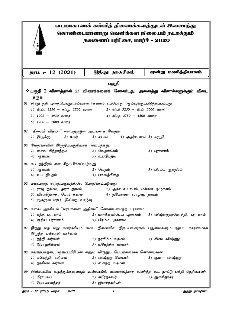 Tal Hin Cul MP 1st FWC 2020 | PDF
