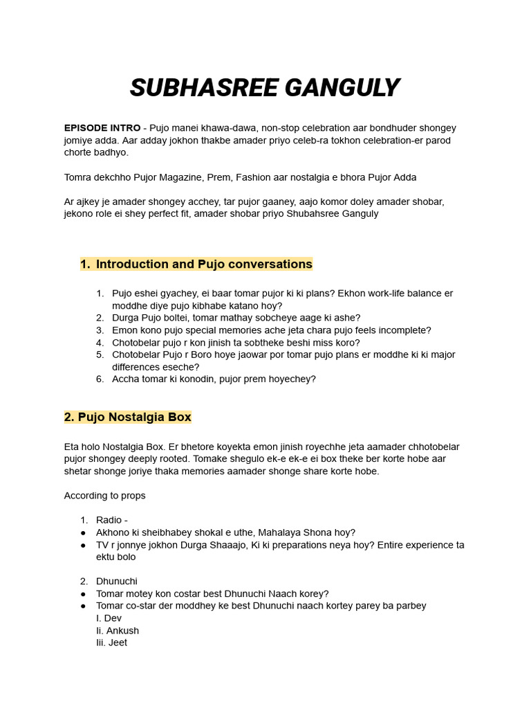 Pujo Magazine _ Subhahsree | PDF