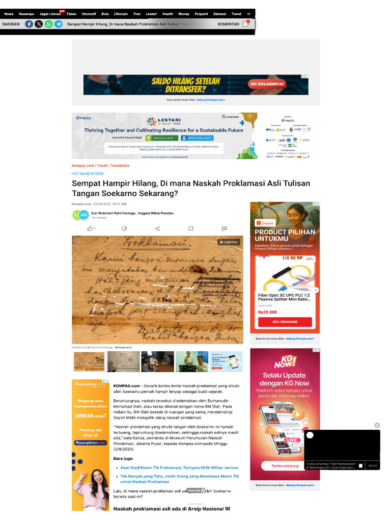 Teks Asli Soekarno | PDF