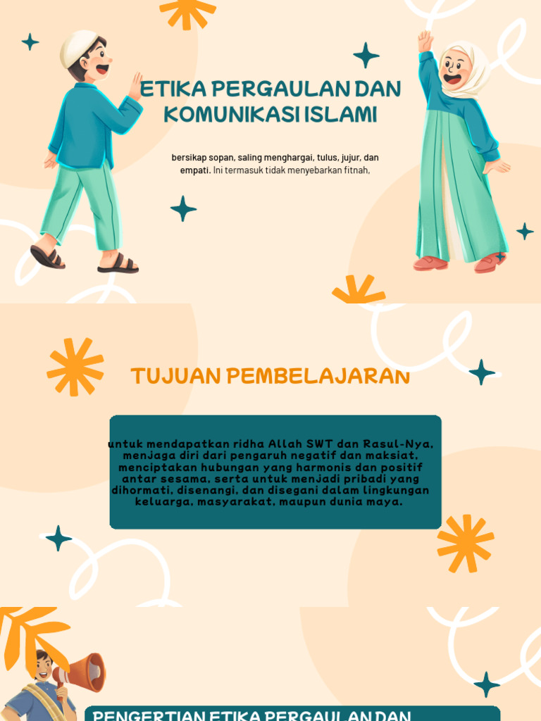 Etika Pergaulan dan Komunikasi Islami | PDF