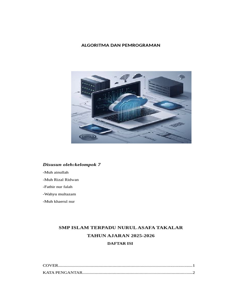 Makalah Kelompok 7 Algoritma Dan Pemrograman | PDF