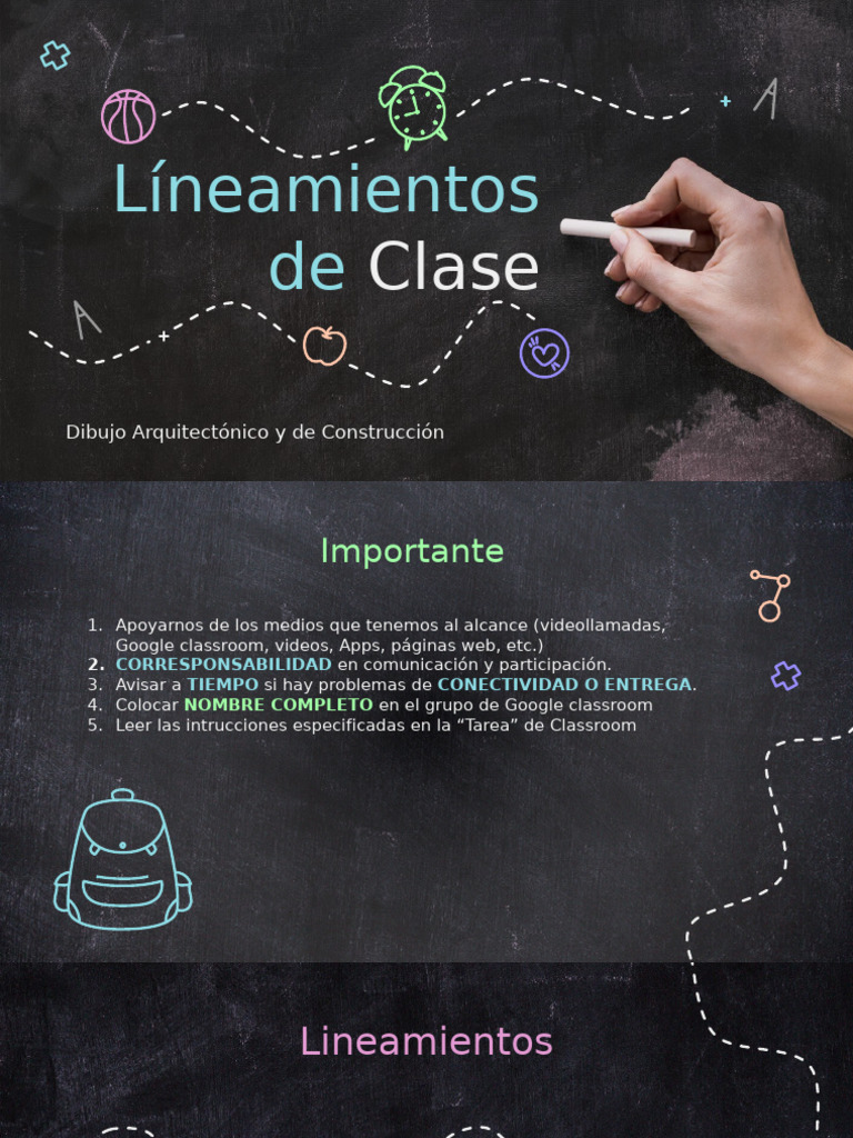 Lineamientos para Dibujo Arquitectónico | PDF | Implementos de escritura