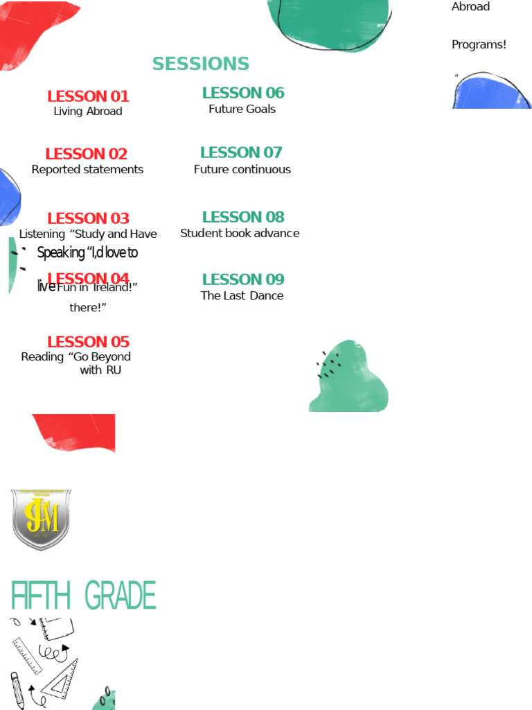 Syllabus Fifth Grade Fourth Term 2025 | PDF