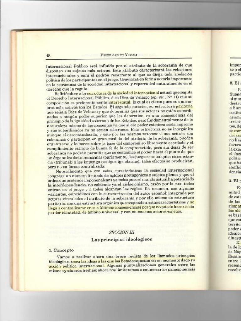 Principios Ideológicos - Arbuet | PDF