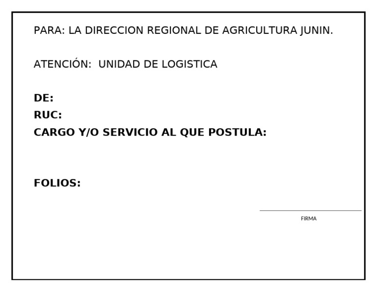 Modelo de Sobre | PDF