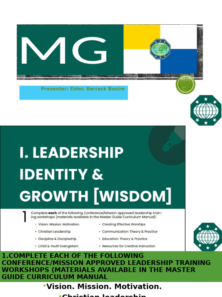 Masterguide Seminar Content New Curriculum - Leadership Vision, Mission and Motivation | PDF ...