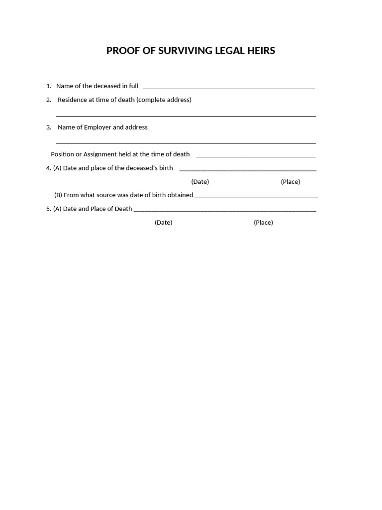 Affidavit for Dependent Parents | PDF