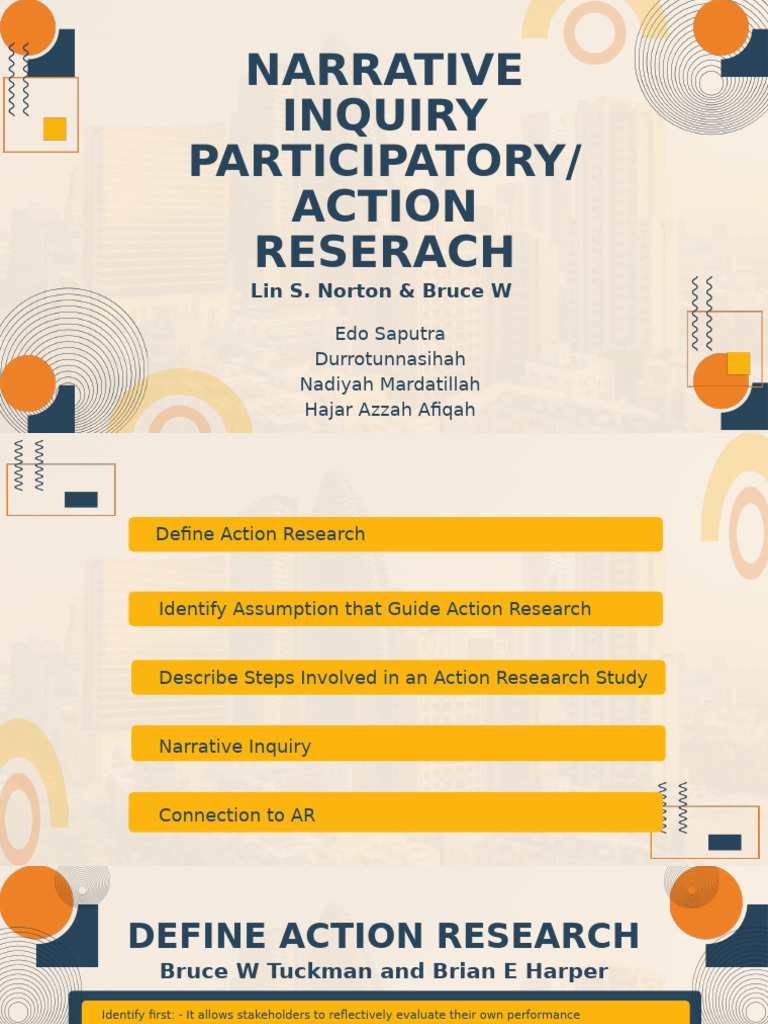 ACTION RESEARCH and NARRATIVE INQUIRY | PDF | Action Research | Methodology