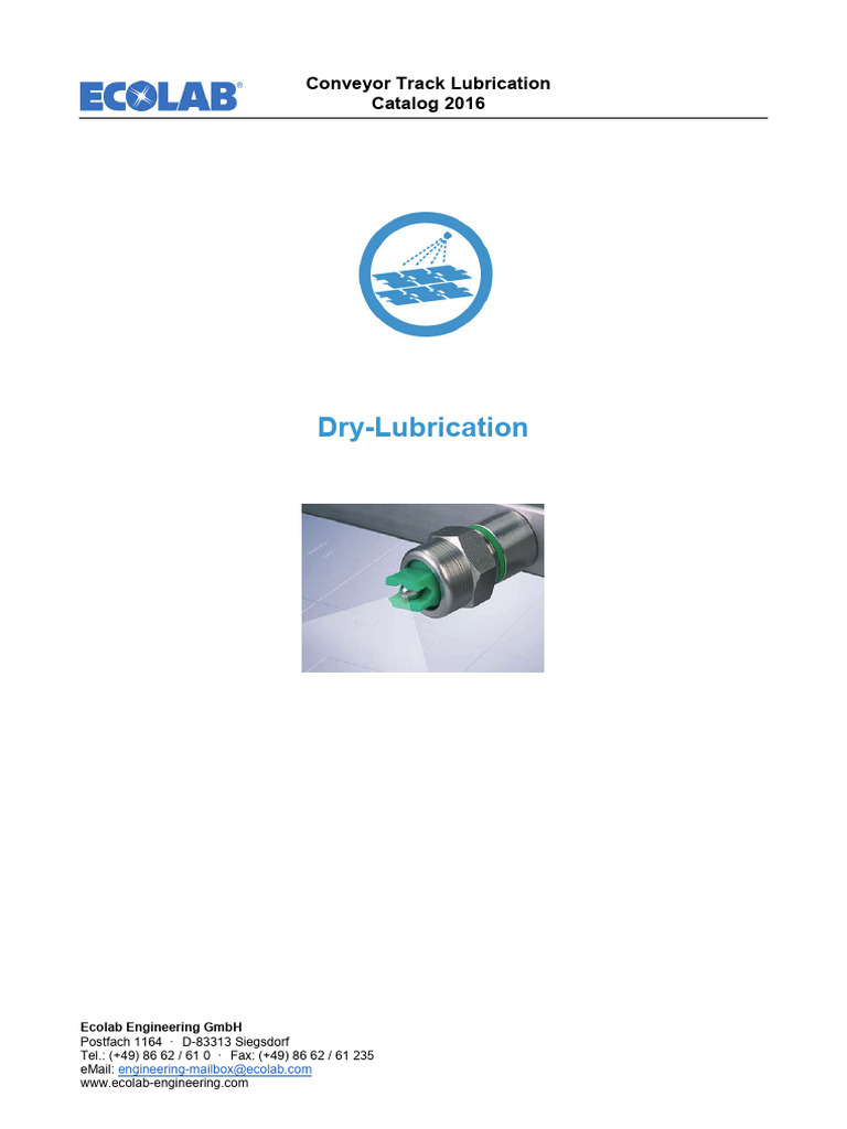Dry Lubrication DryExx | PDF | Valve | Screw