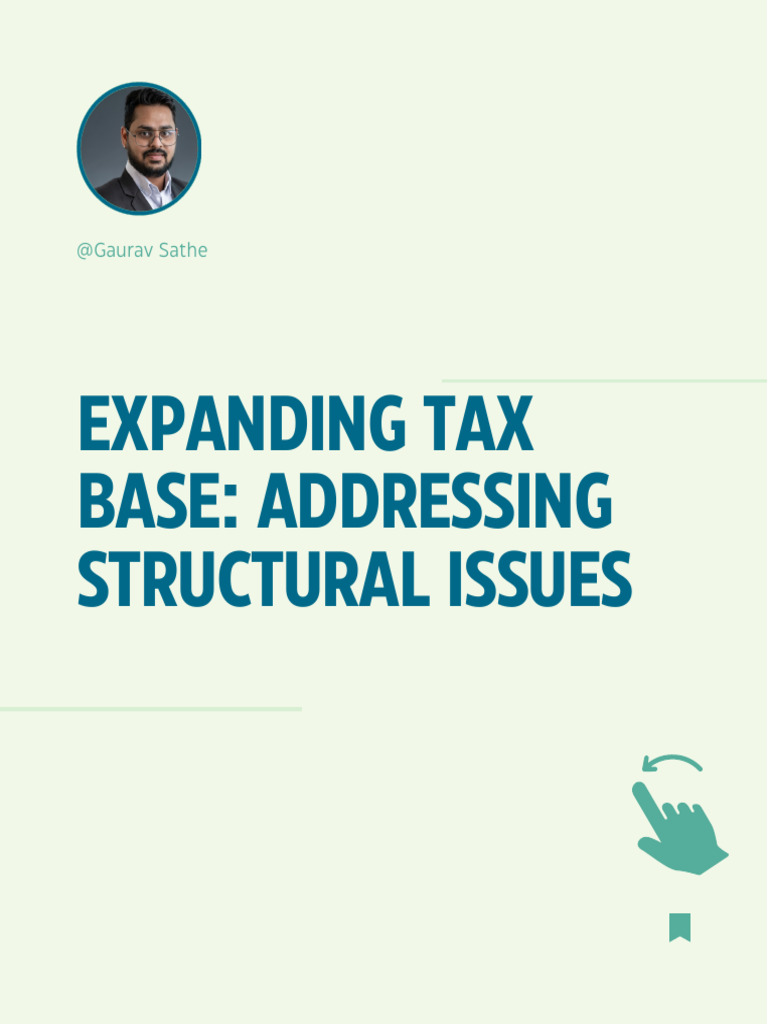 Expanding Tax Base Strategies | PDF