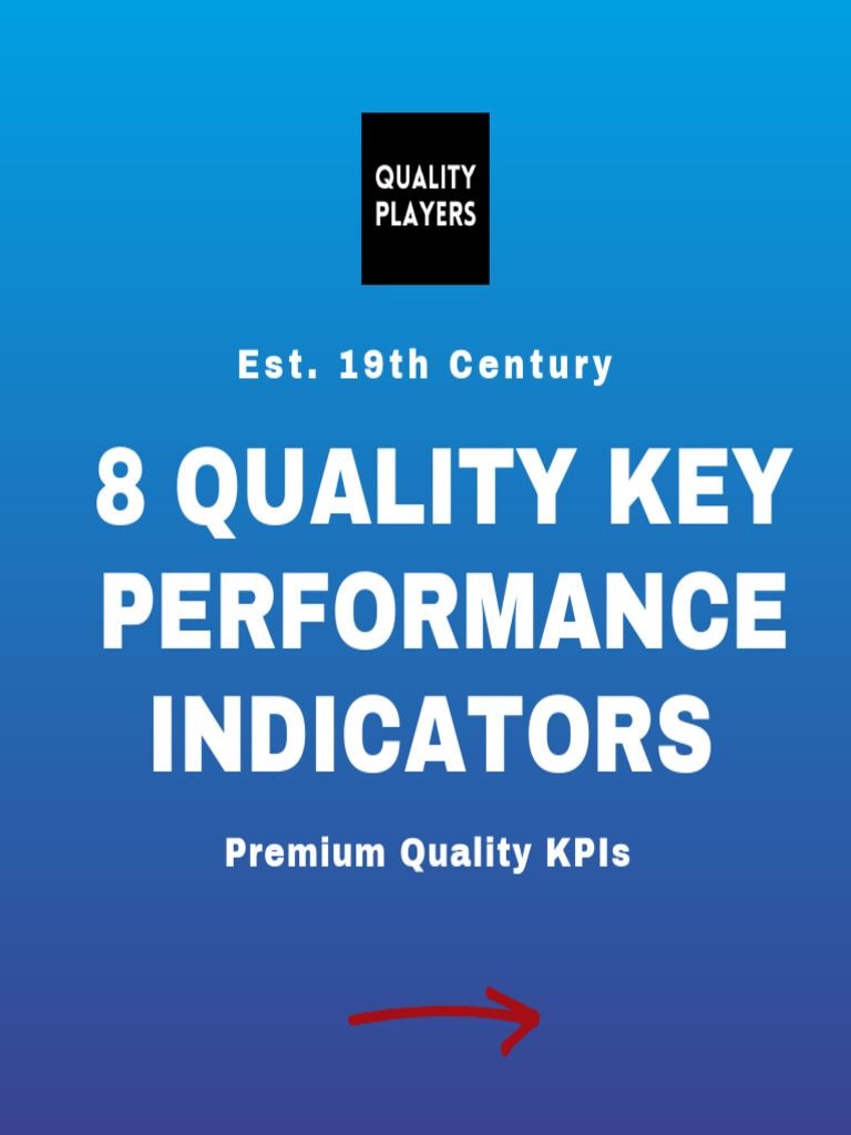 8 Quality KPIs For Quality Managers ) | PDF
