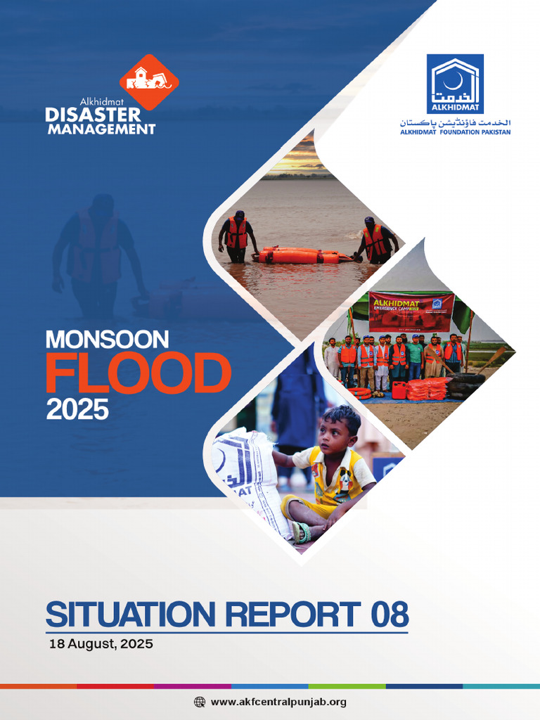 Alkhidmat Flood Response Report 2025 | PDF