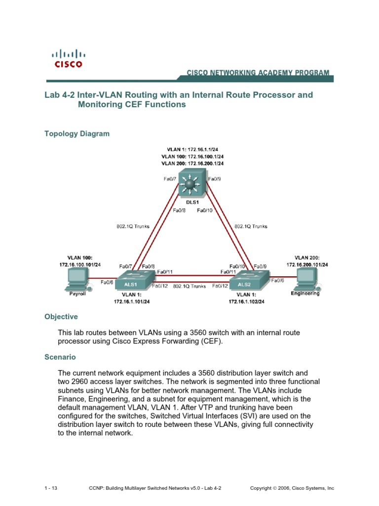 Ejemplo CEF | PDF | Ip Address | Network Switch
