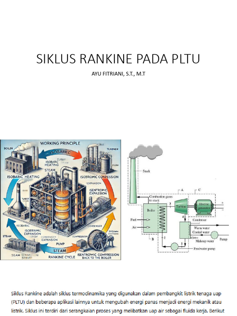 Siklus Rankine Pada Pltu | PDF
