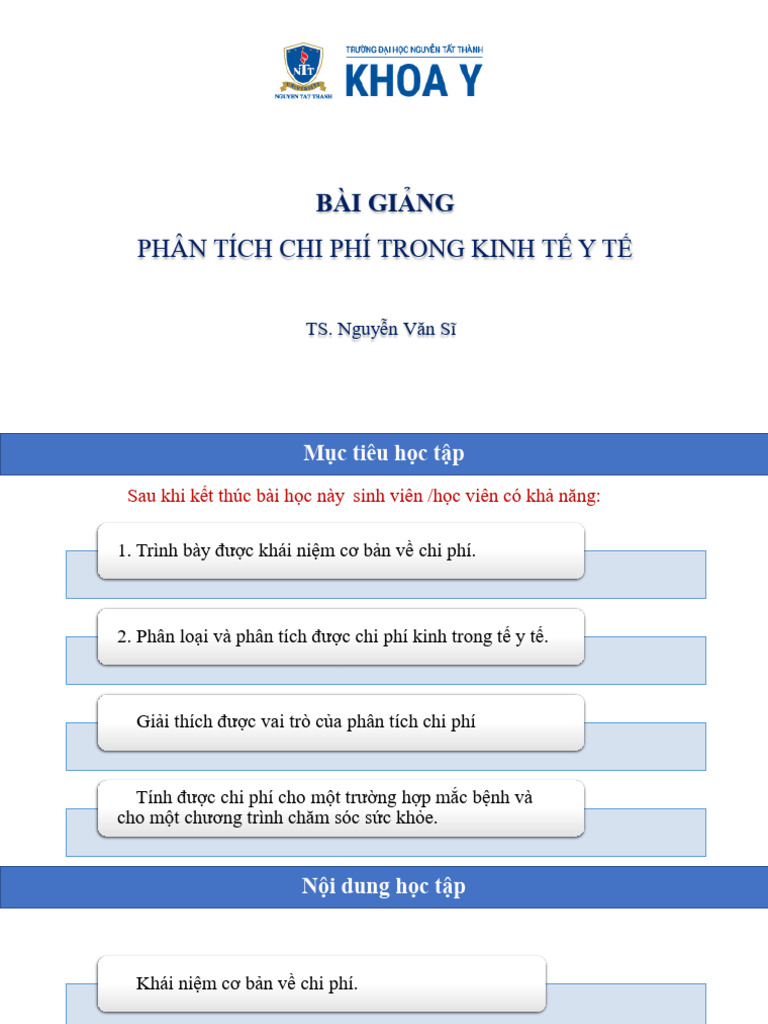 Chương 2 Bai Giang CFYT - NTTU | PDF