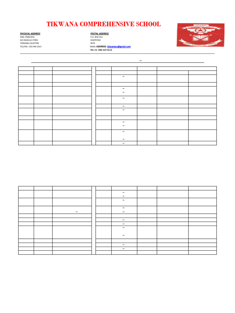 2025 NSC Final Examinations Timetable | PDF