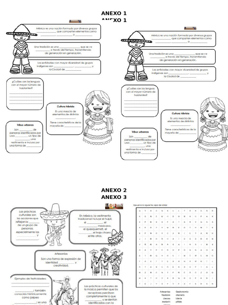 Anexos Celebremos La Diversidad | PDF