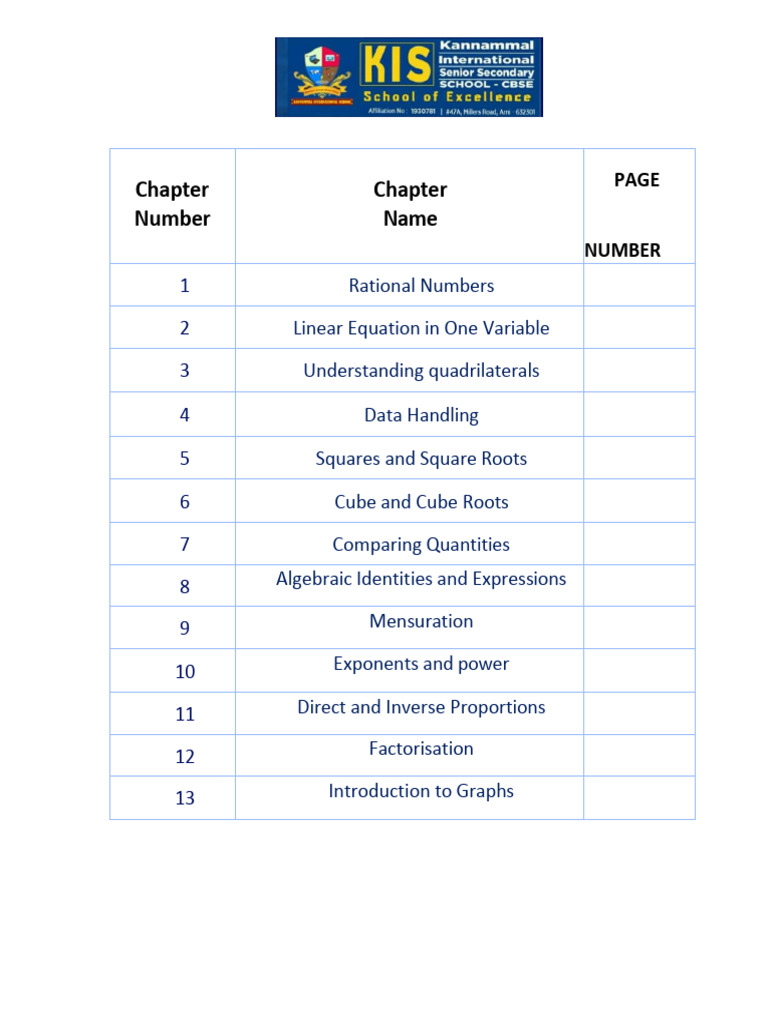 Number Name | PDF