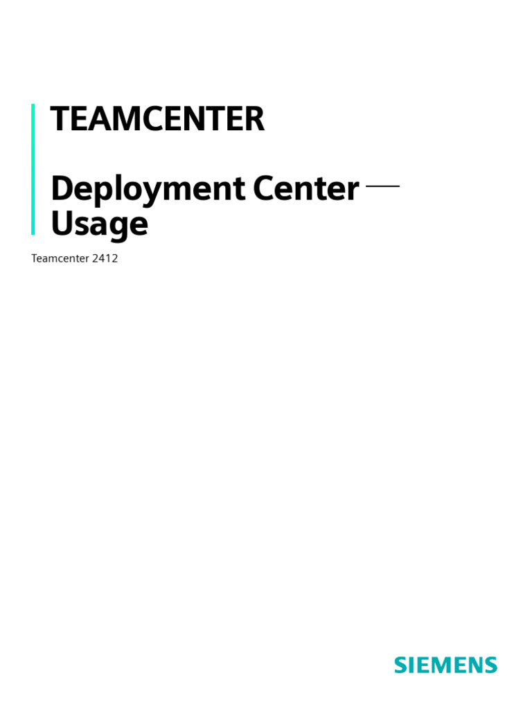Teamcenter Deployment Center Guide | PDF | Public Key Certificate ...