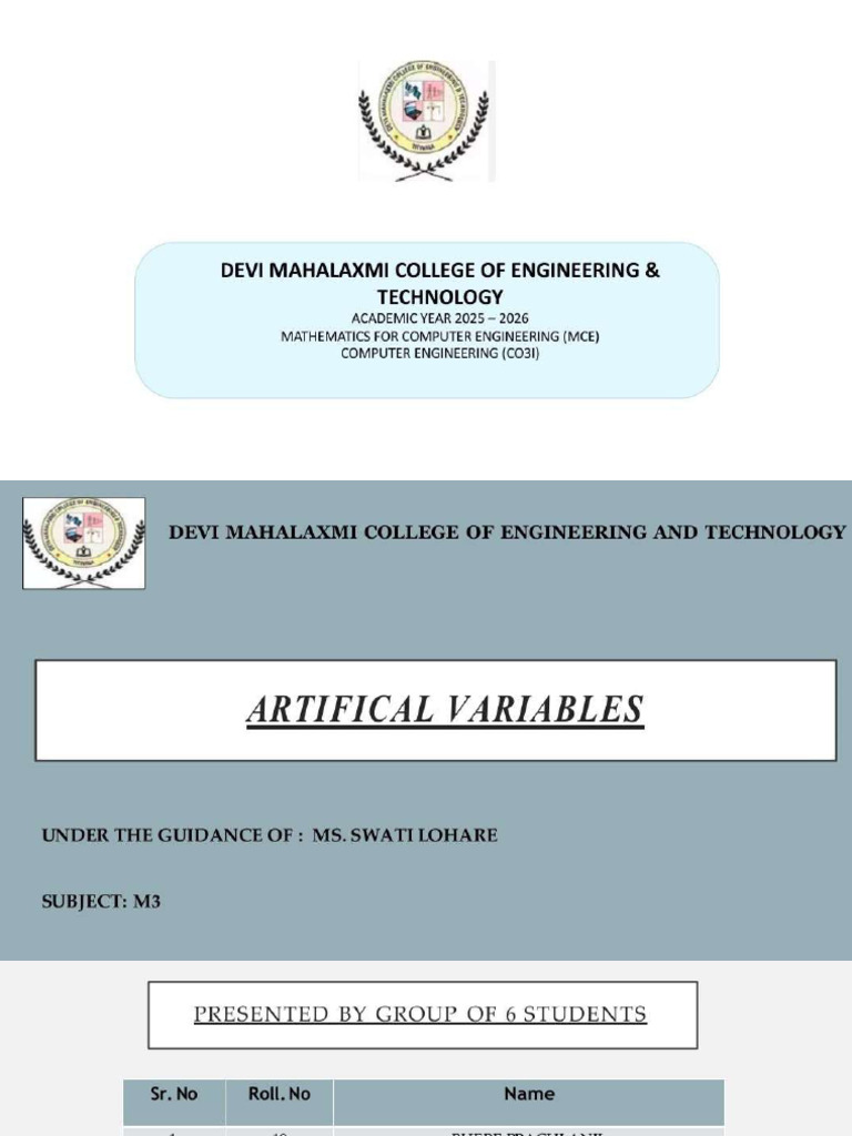 Ppt Final AV | PDF | Mathematical Optimization | Linear Programming