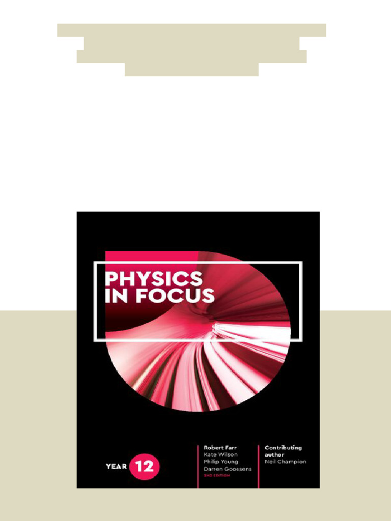 (Ebook) Physics in Focus (Year 12 Student Book), 2nd Edition by Robert ...