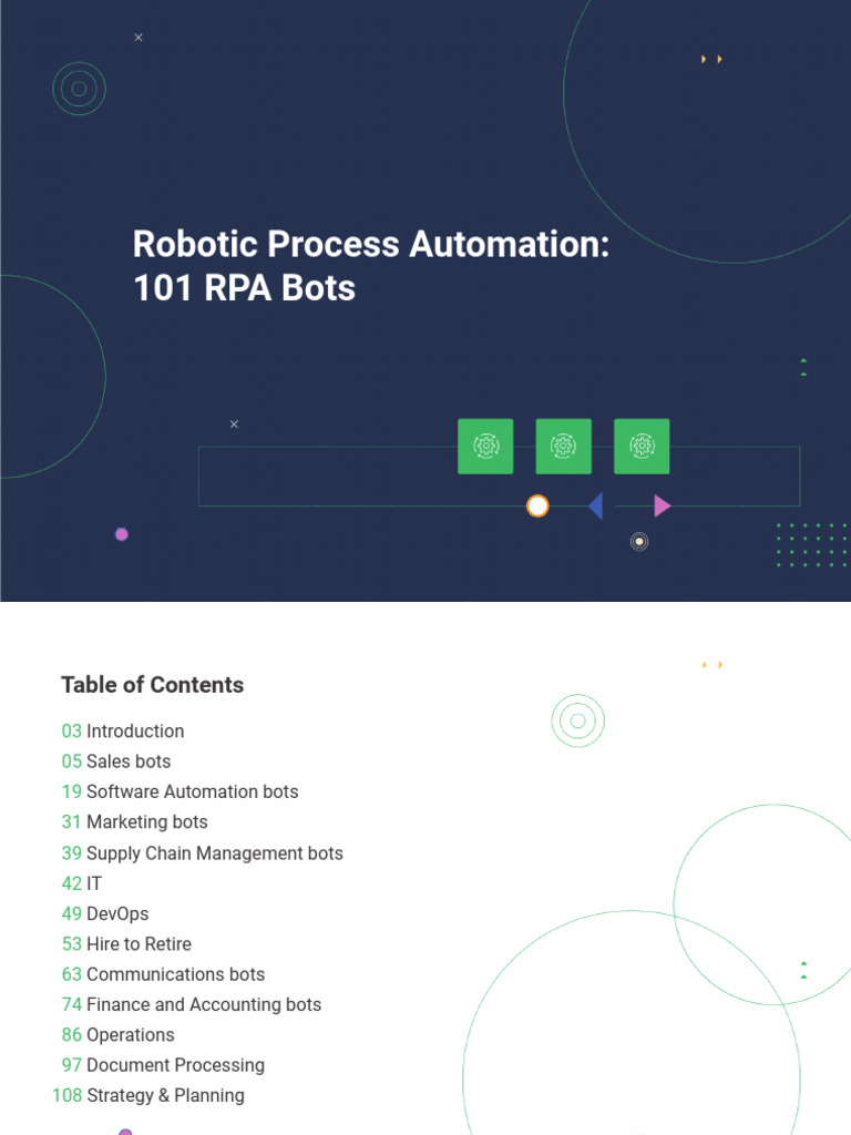 101 RPA Bots for Business Automation | PDF | Quick Books | Customer ...