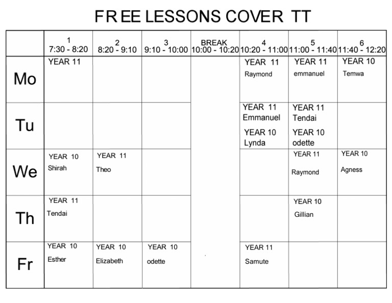 Free Lessons TT 10-11 | PDF