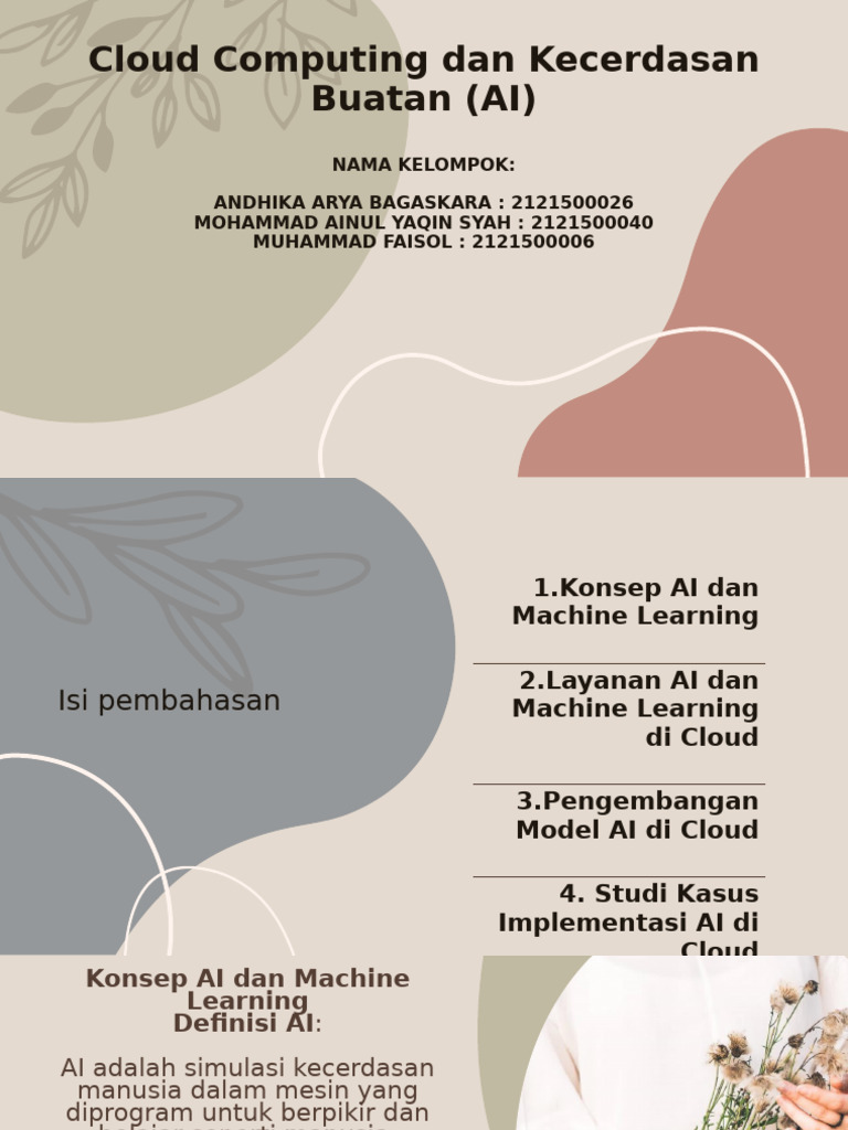 Cloud Computing Dan Kecerdasan Buatan (AI) | PDF