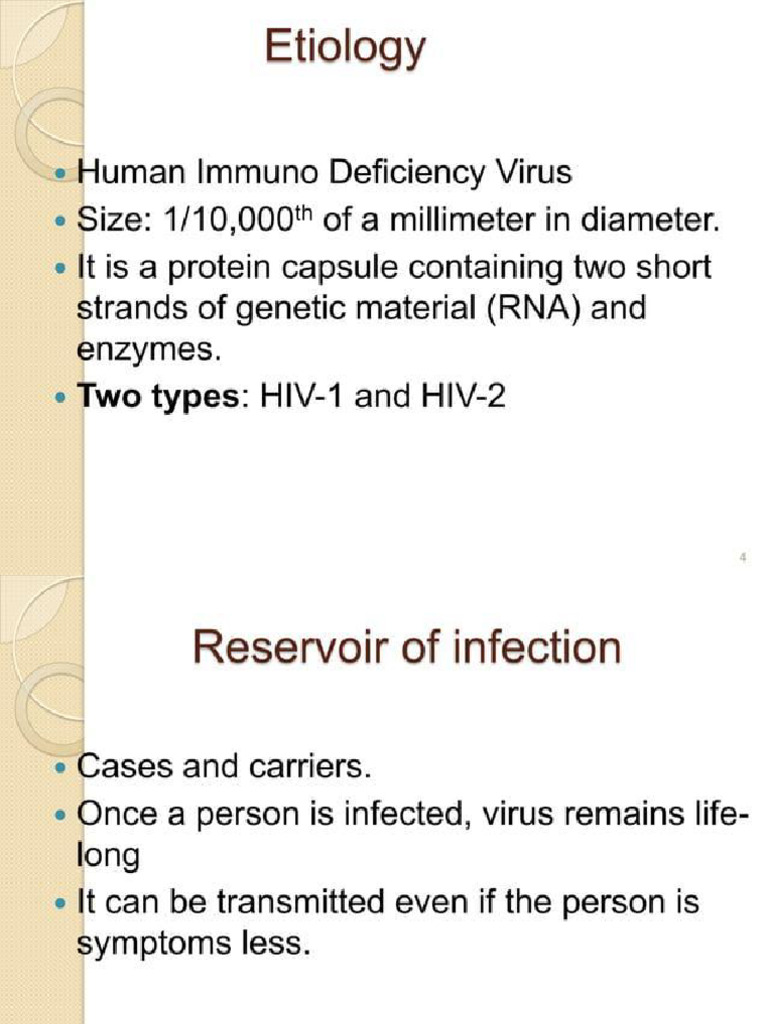 Hiv Epidemiology, Mode | PDF