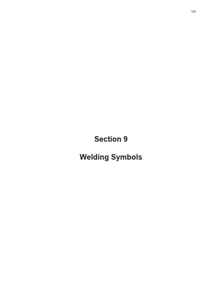Section 9 Cswip 3.1 Welding Symbols 8249 | PDF | Mechanical Engineering | Joining