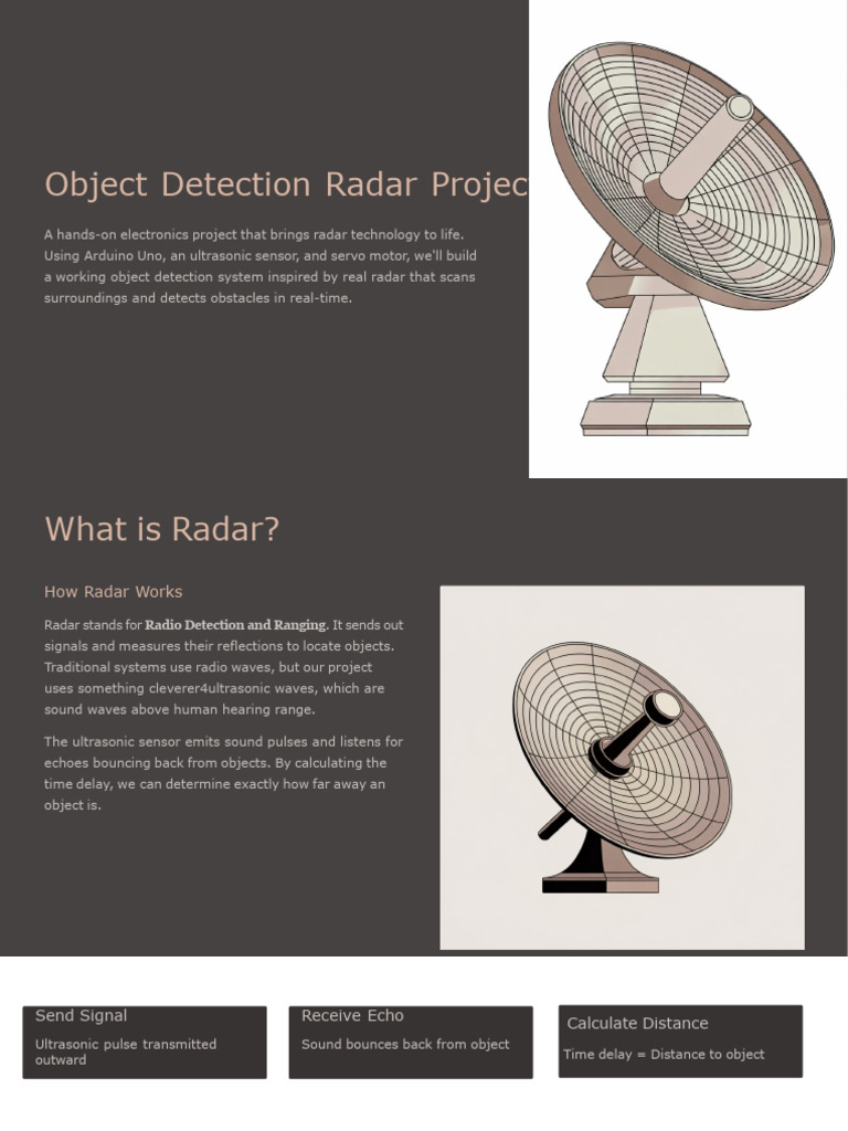 Object-Detection-Radar-Project 2 | PDF | Radar | Arduino