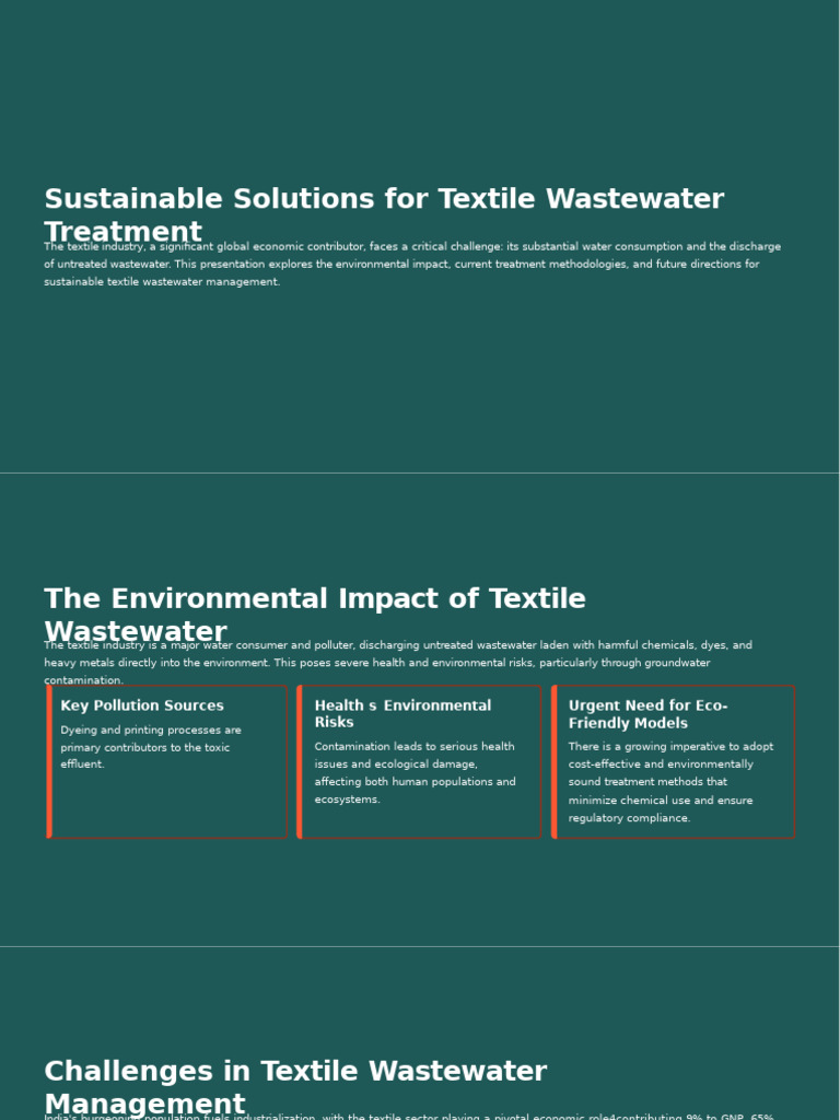 PPU1 | PDF | Water Pollution | Textiles